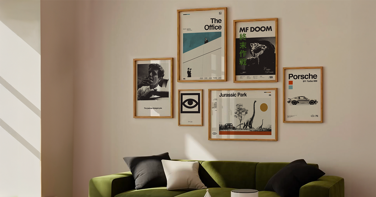 Midcentury Inspired Art - Vintage Wall Art and Posters – Sandgrain Studio