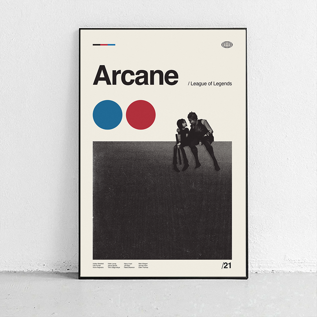 Arcane - League of Legends poster – Sandgrain Studio