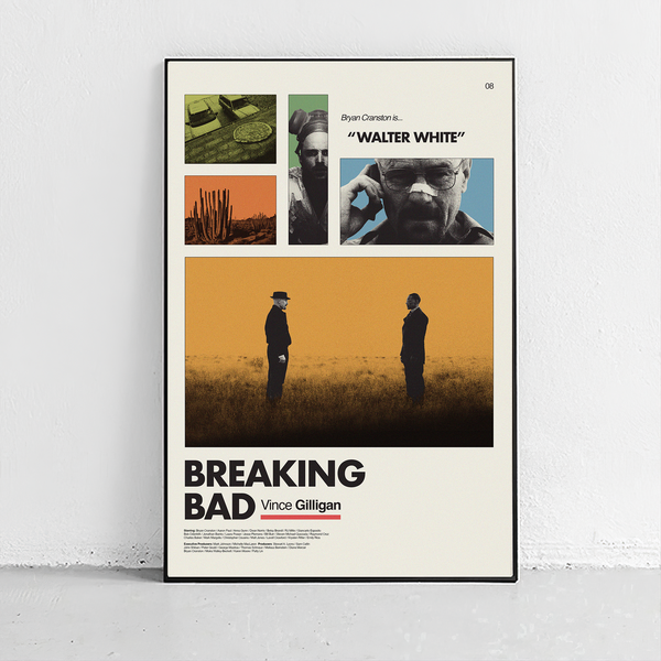 Breaking Bad Poster - Walter White Jesse Pinkman - RV Vince Gilligan ...