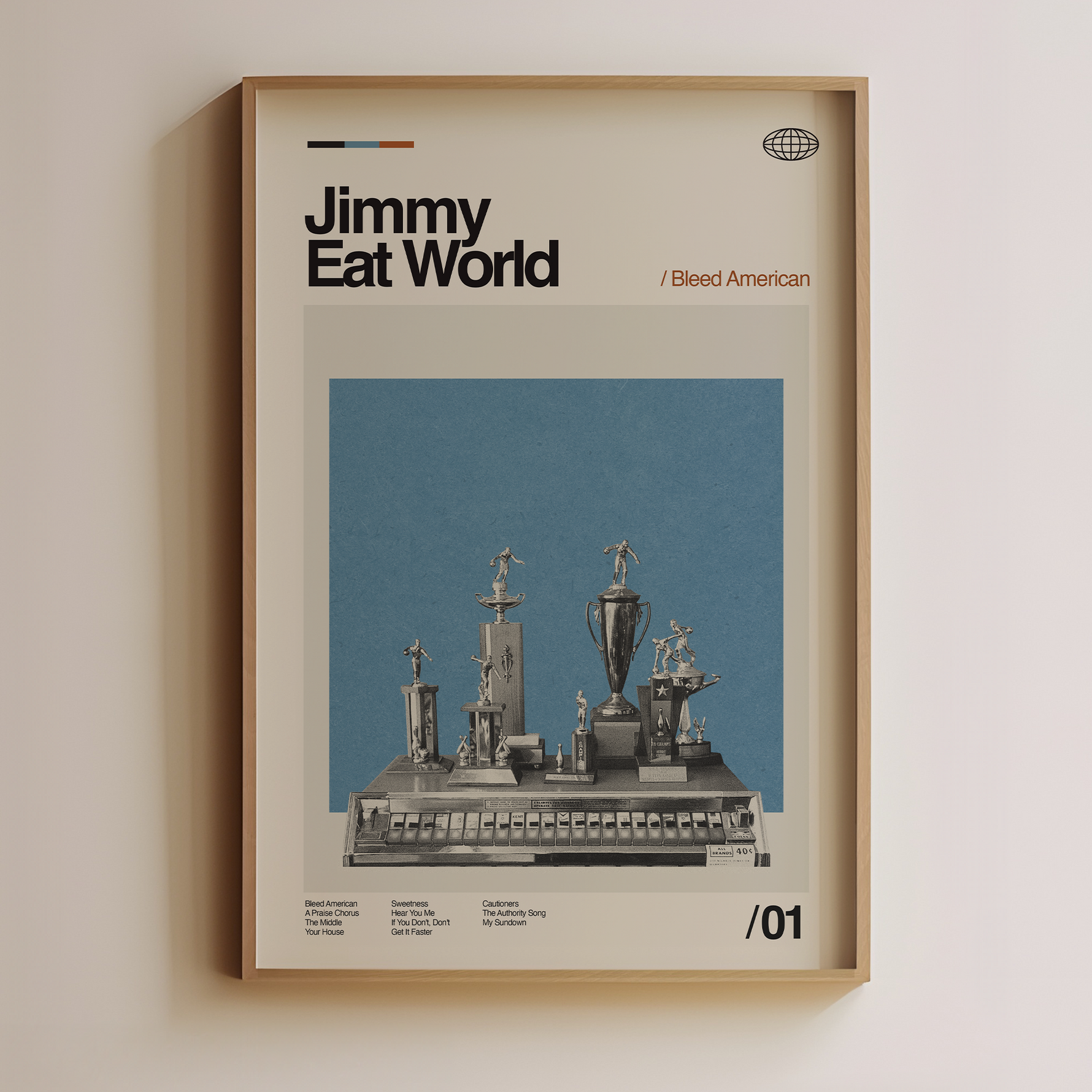 Jimmy Eat World Poster Wall art – Sandgrain Studio