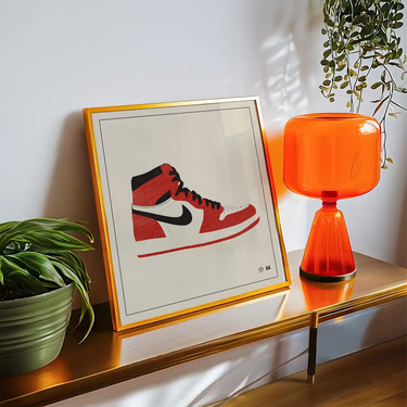 Nike Air Jordan 1 poster , michael jordan poster midcentury modern ...