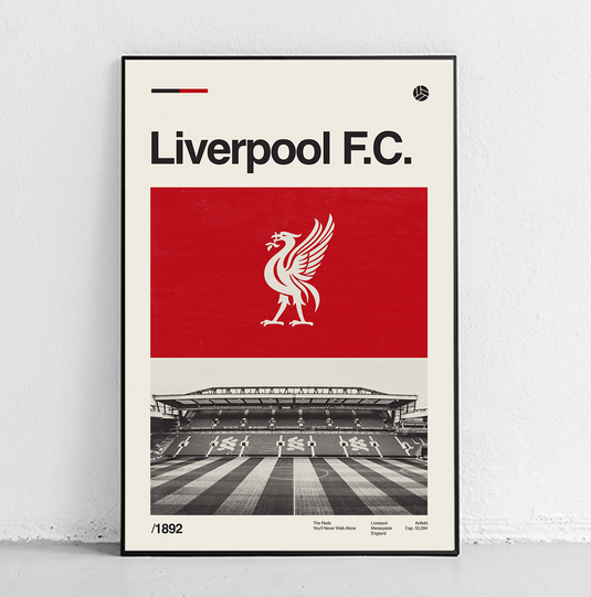 Liverpool F.C. Vintage Poster – Sandgrain Studio