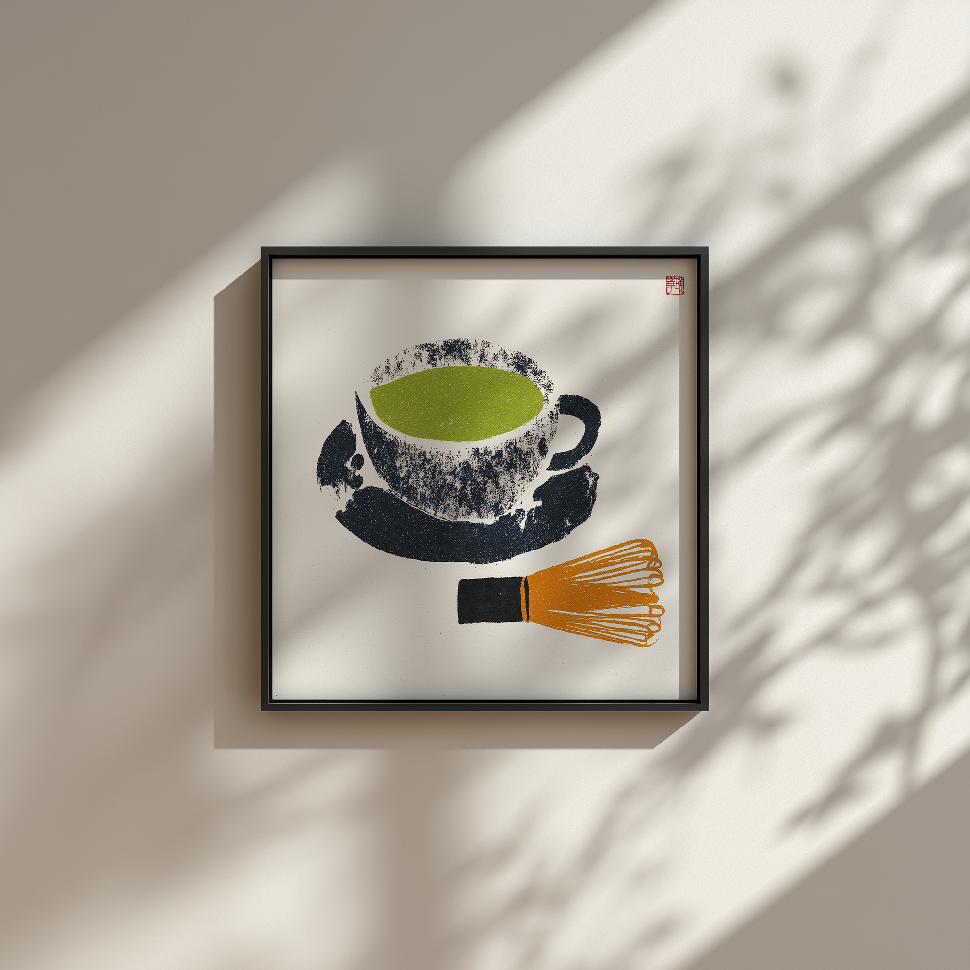 Matcha Wall Art Poster Oversized wall art – Sandgrain Studio