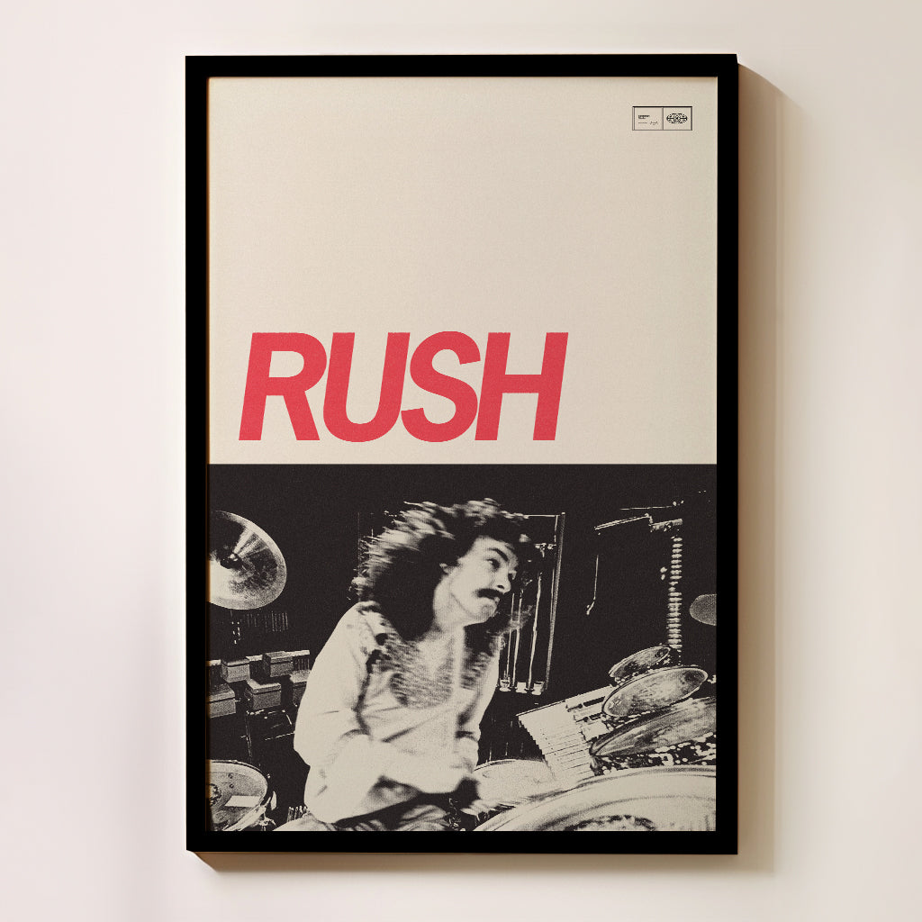 Rush poster - Neil Peart poster – Sandgrain Studio