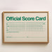 The Masters Score Card – Sandgrain Studio