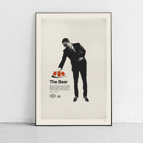 The bear richie forks poster – Sandgrain Studio