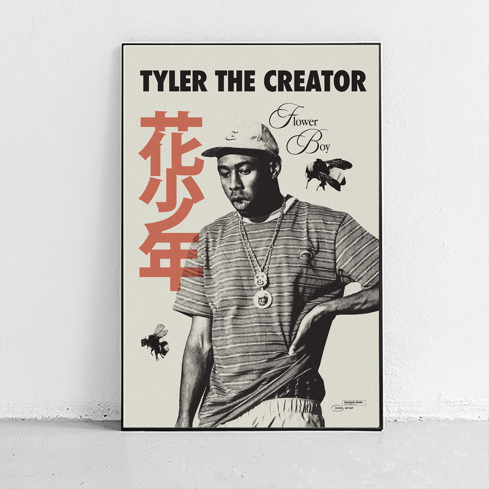Tyler the Creator Flower Boy Midcentury Modern Art Print – Sandgrain Studio