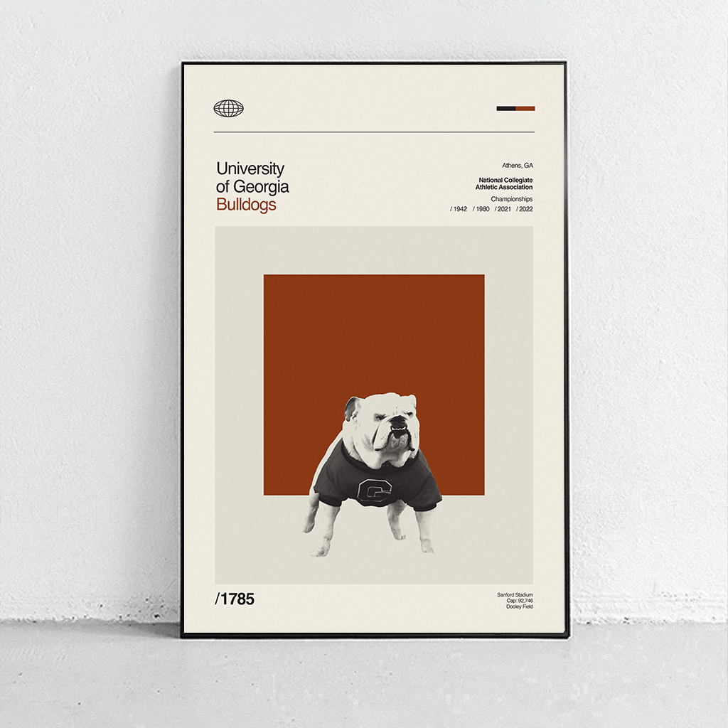 University of Georgia Bulldogs - UGA – Sandgrain Studio